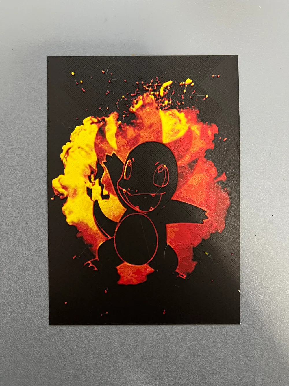 Charmander fire HueForge by marcoppari - MakerWorld