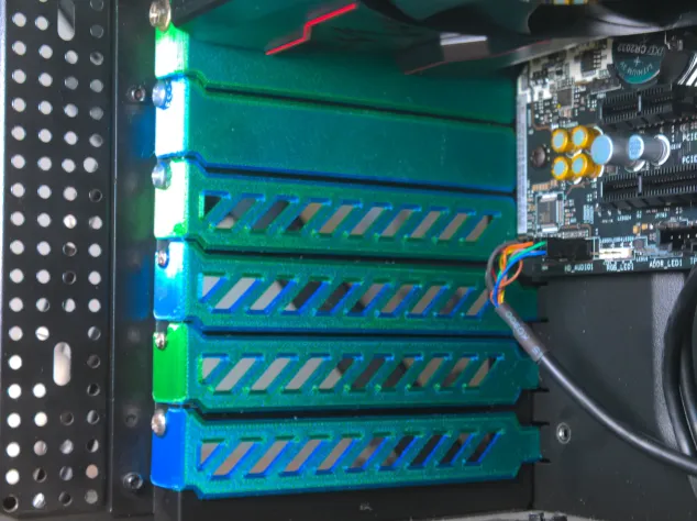 PCIe Slot Covers Remixed by BODY MECHANIC - MakerWorld