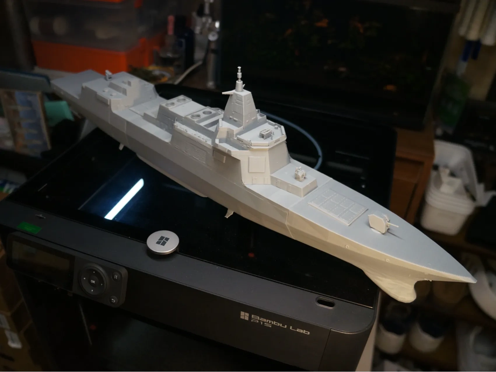 Type 055 Destroyer, Type 055 Guided Missile Destroyer, 60 cm Parts, Ship, Ship Model by kaka（全球 ...