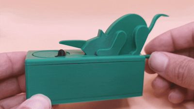 Cat And Mouse Automaton by Zurlingo-3D - MakerWorld