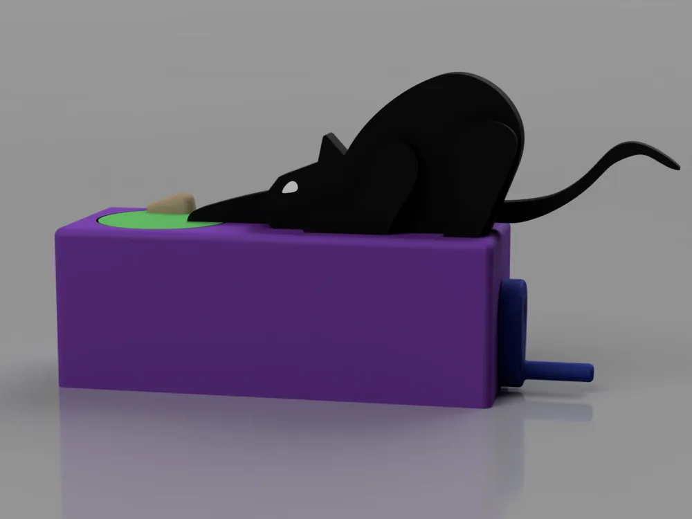 Cat And Mouse Automaton by Zurlingo-3D - MakerWorld
