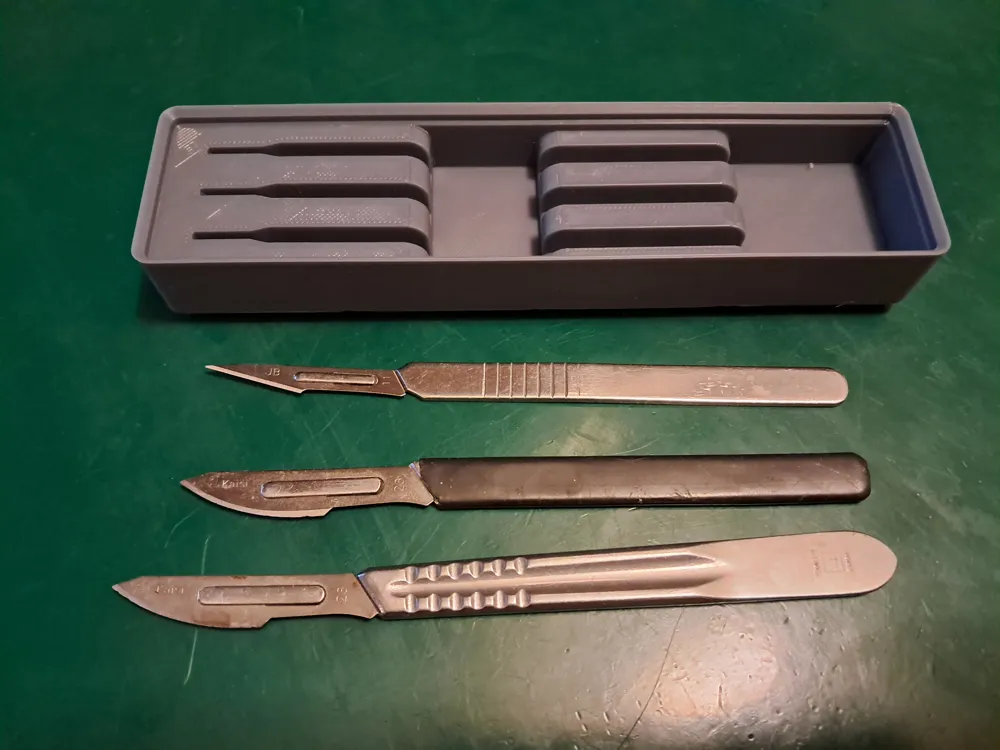 Gridfinity 3 scalpel case by pa3rj - MakerWorld