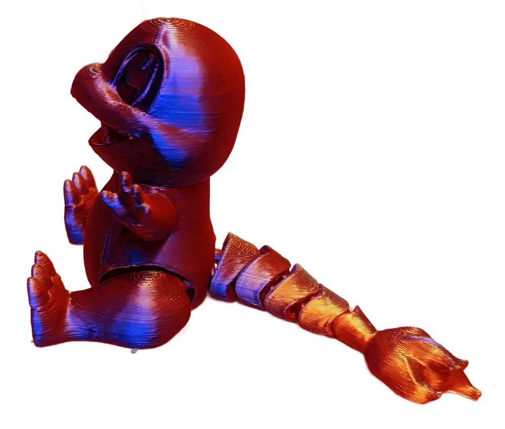 Flexi / articulated Charmander - Free 3D Print Model - MakerWorld