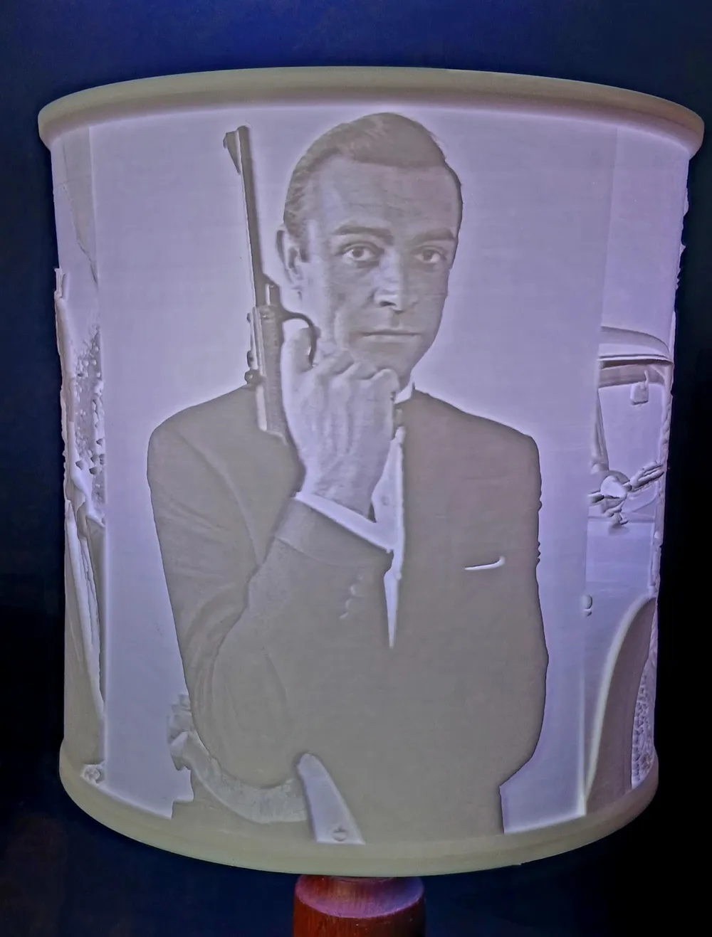 James Bond 007 Lamp shade - Free 3D Print Model - MakerWorld