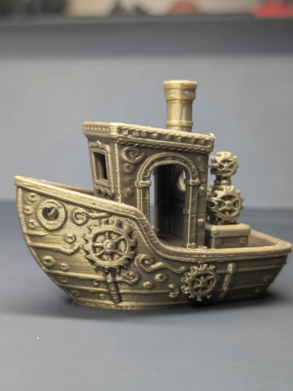 Steampunk benchy boat by Volfera MakerWorld: Download Free 3D Models