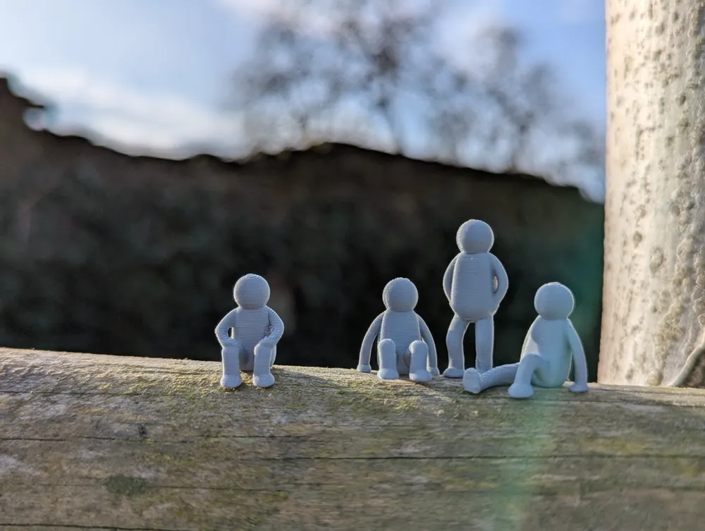 Mini figures - Free 3D Print Model - MakerWorld