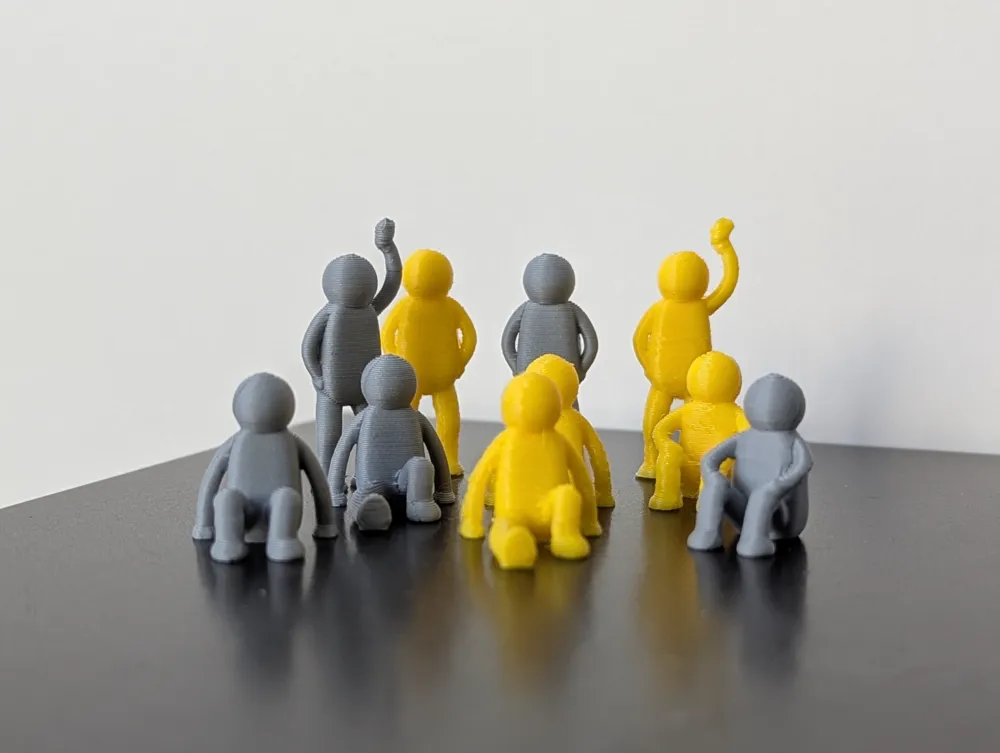 Mini figures - Free 3D Print Model - MakerWorld