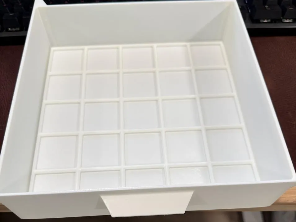 Under Desk Drawer with 5x5 Gridfinity Grid Remixed by Haws Family ...