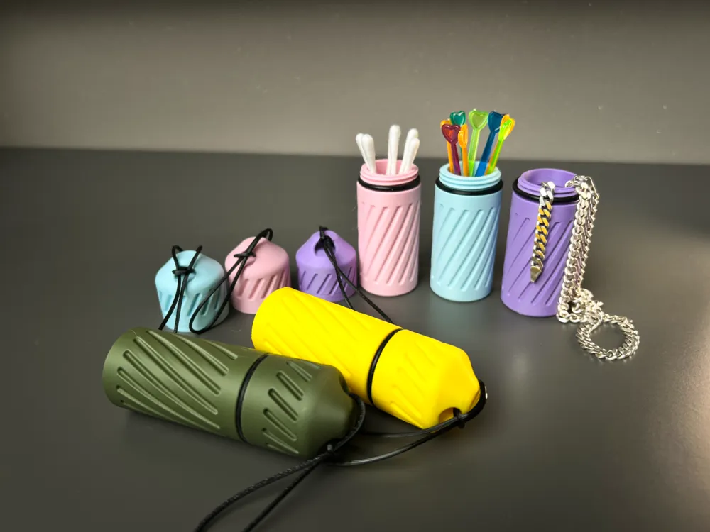 EDC Kapsel – Waterproof Capsule Container Box by Jordan LAB MakerWorld ...