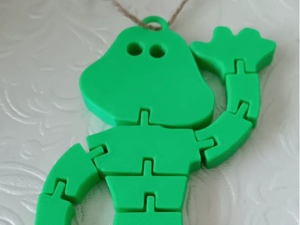 Friendly Frog – Articulated Waving Desk Buddy - Free 3D Print Model ...