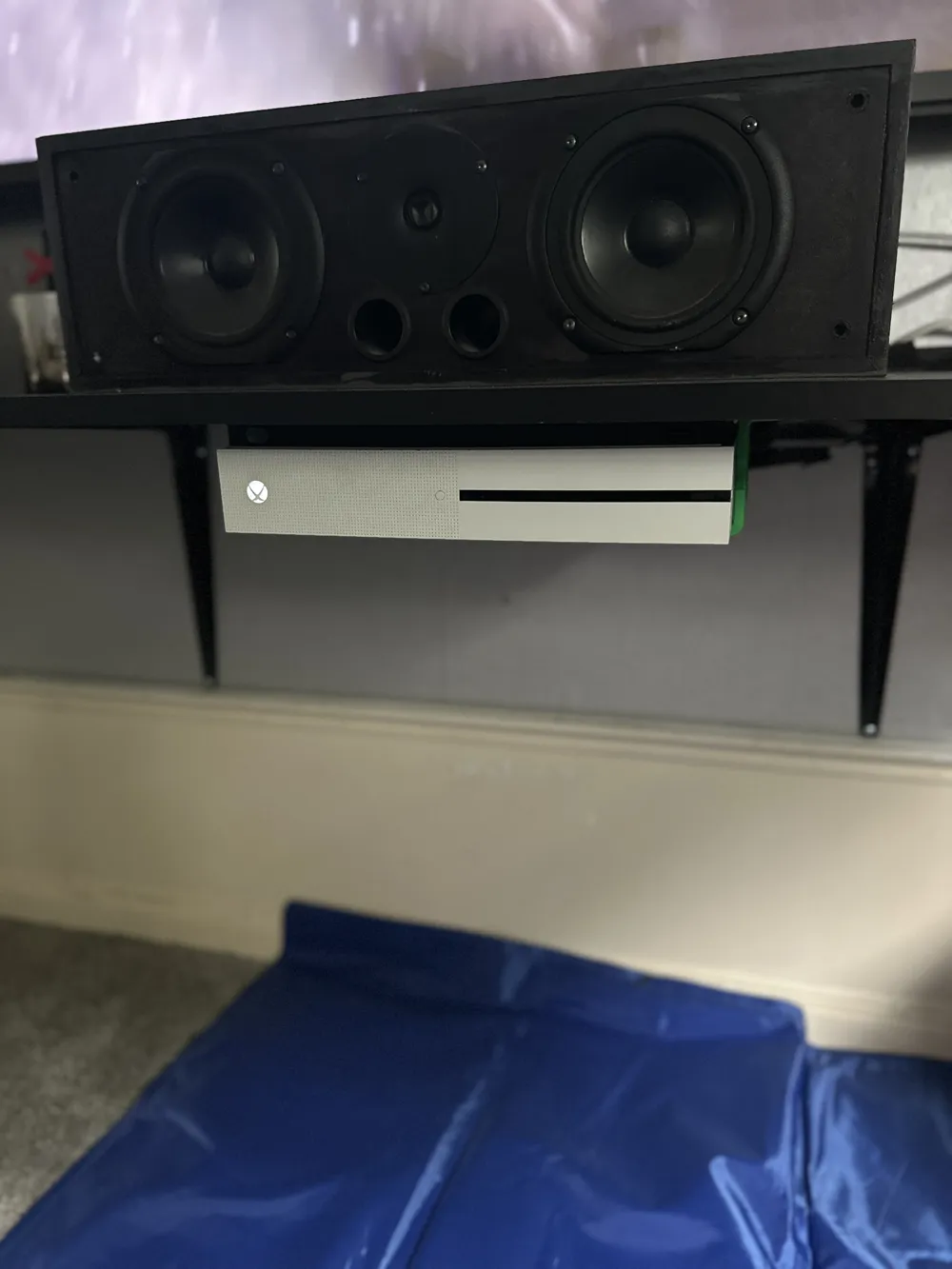 Xbox one s under desk mount - Free 3D Print Model - MakerWorld