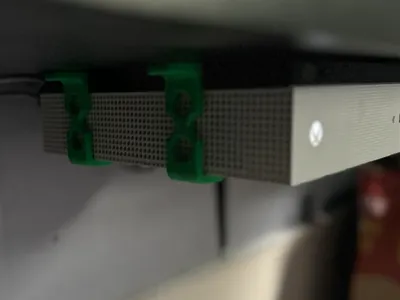Xbox one s under desk mount by 3D_Designdalarna MakerWorld: Download ...
