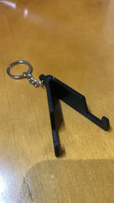 Phone Holder Keyring - Free 3D Print Model - MakerWorld