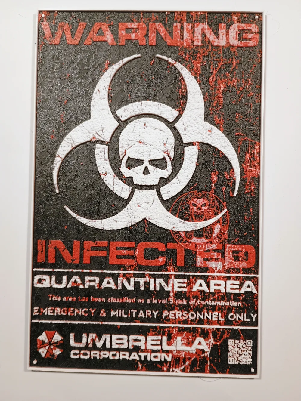 Umbrella corporation warning sign by Brammerdk - MakerWorld