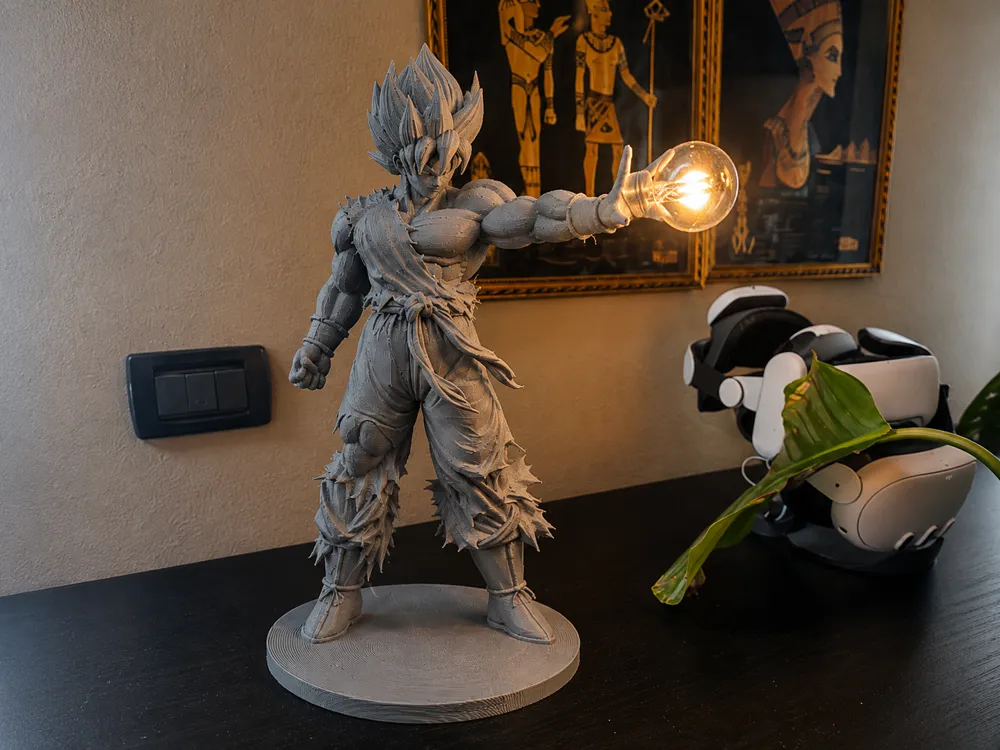 Lampe Éclair d'Énergie de Goku – Dragon Ball - Modèle d'Impression 3D ...