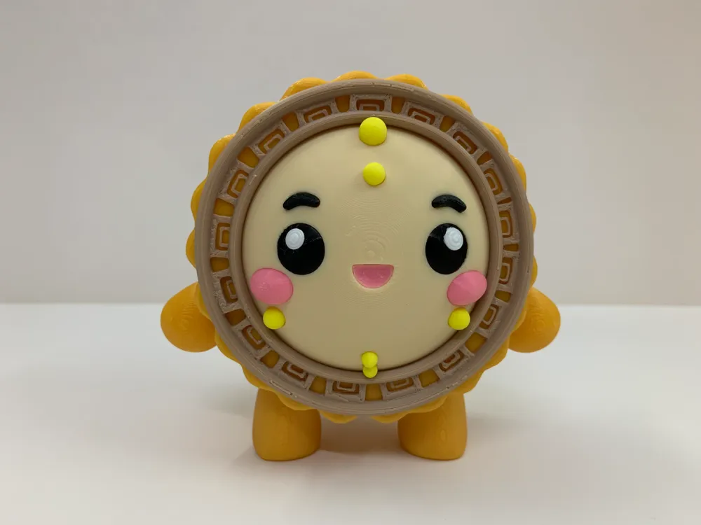 Cute Cartoon Mooncake Figurine: Adorable Mooncake Gift Box, Mid-Autumn ...