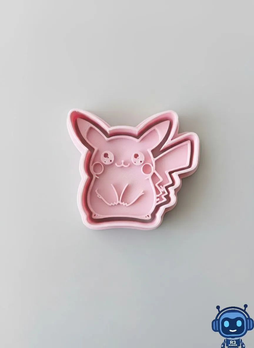 Pokémon Set – 3D Cookie and Playdough Cutters - Free 3D Print Model ...