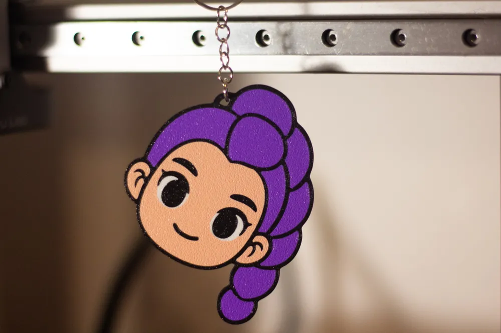 Huntrix KPop Demon Hunters Keychains - Free 3D Print Model - MakerWorld