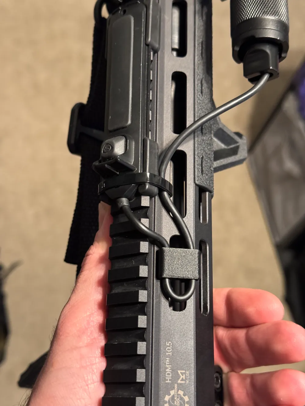 Hardware-less/Snap-in M-lok Cable Managers by WarrenFab - MakerWorld