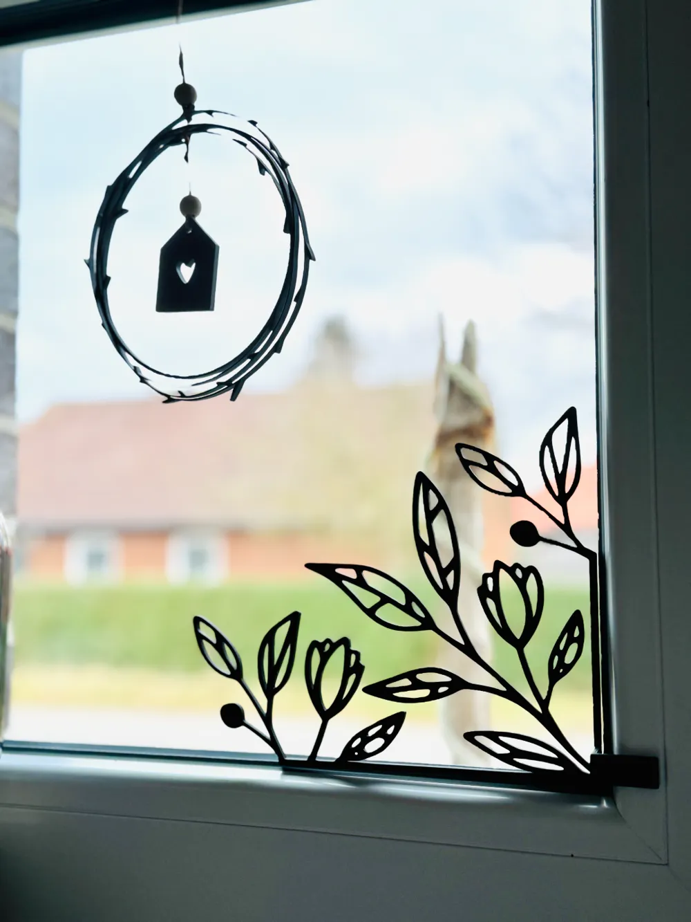Window Decoration Flowers by Boxblitz MakerWorld: Download Free 3D Models