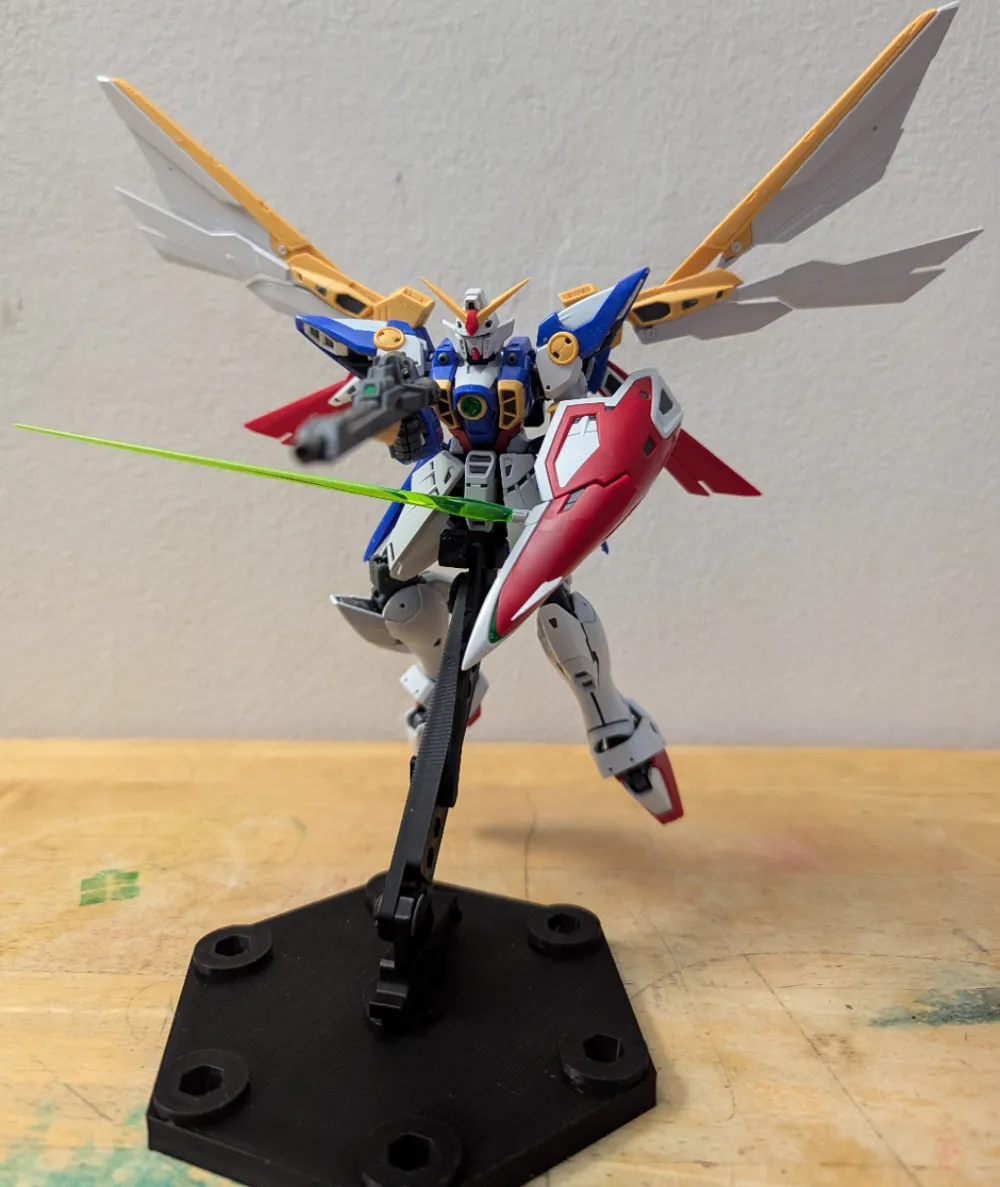 Gunpla Action Stand Remixed by aior0s - MakerWorld