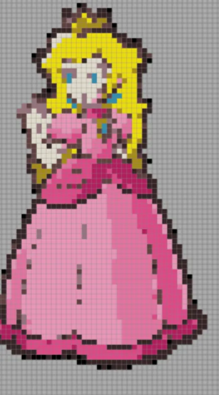pixel art peach by 3D UNIVERSE - MakerWorld