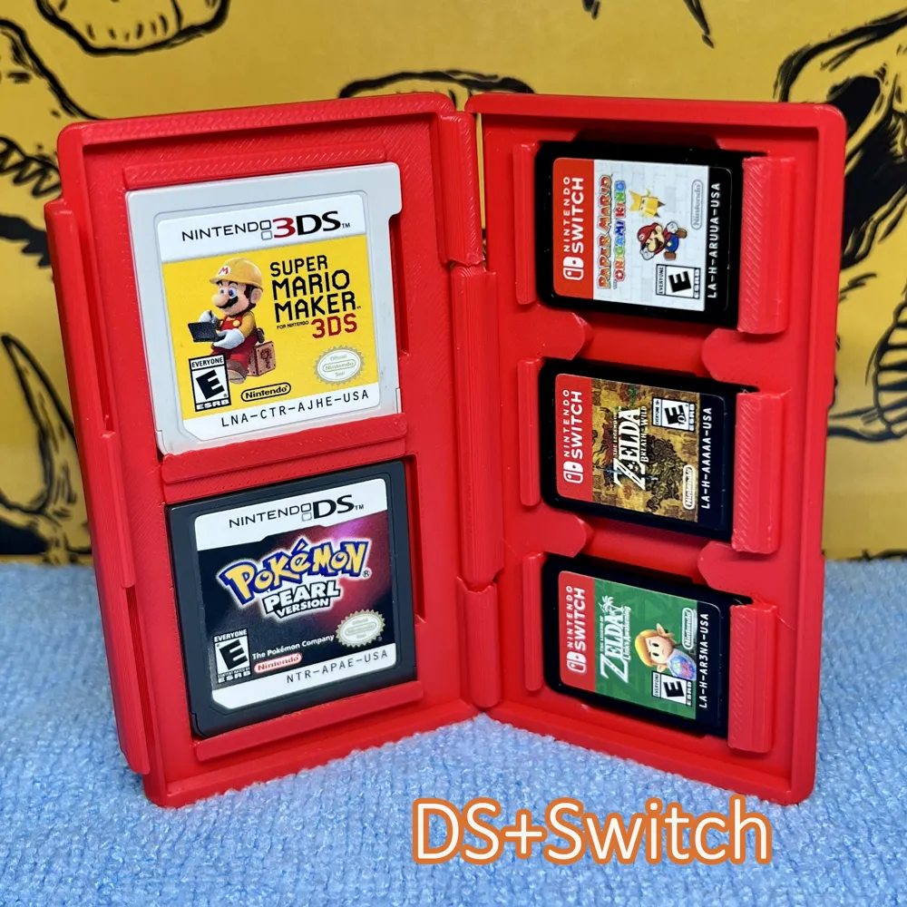 Switch & DS Cartridge Travel Case - Free 3D Print Model - MakerWorld