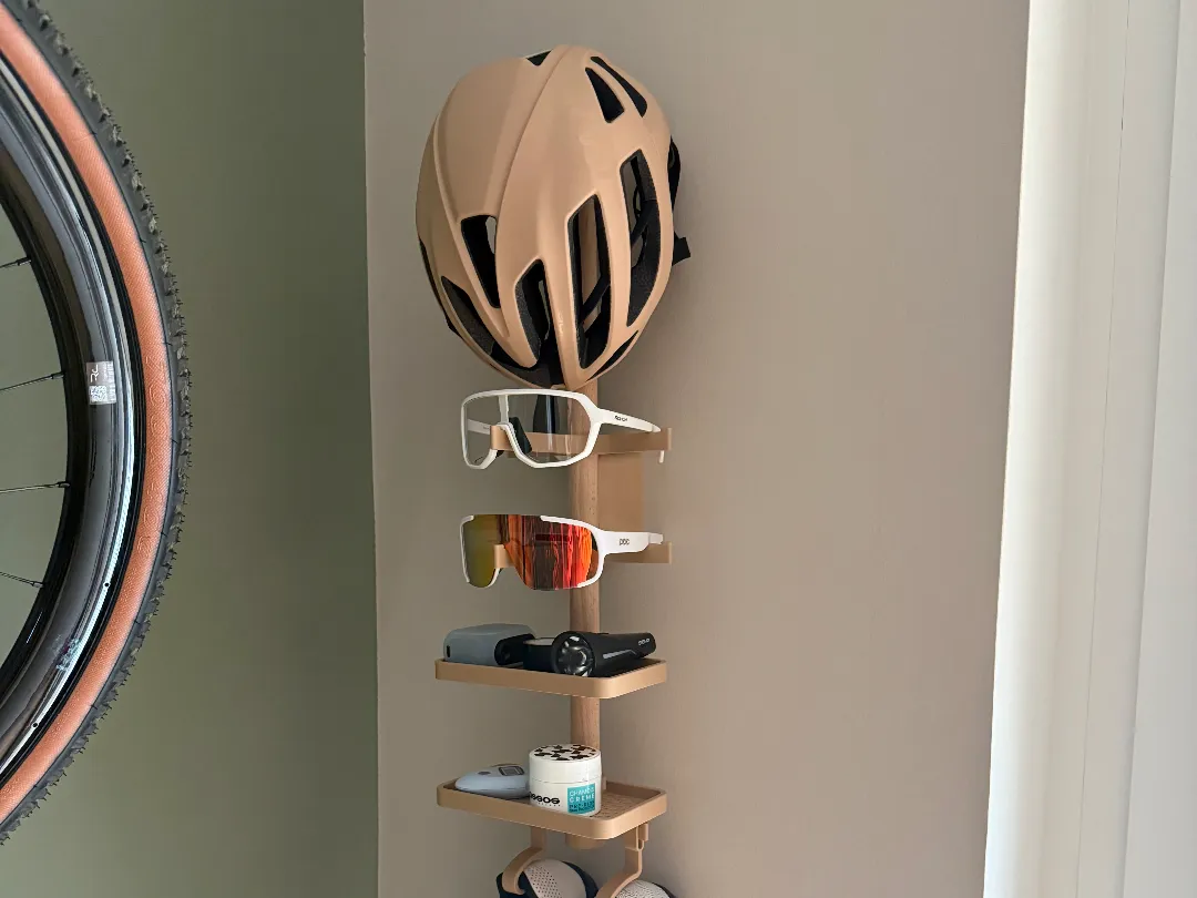 Modular Bike Gear Wall System - Free 3D Print Model - MakerWorld