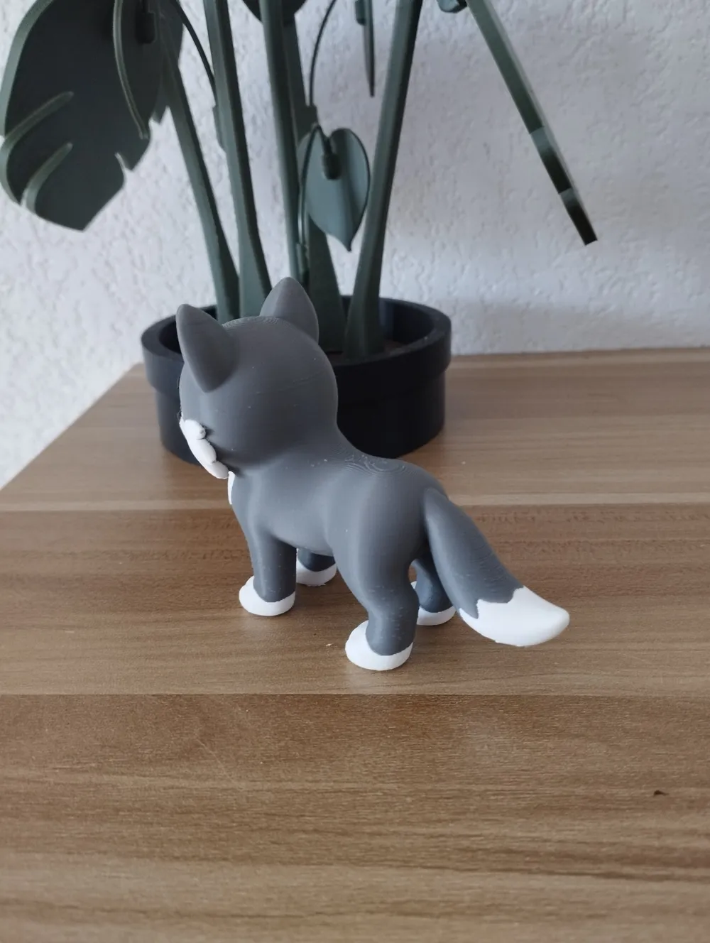 cute wolf - Free 3D Print Model - MakerWorld