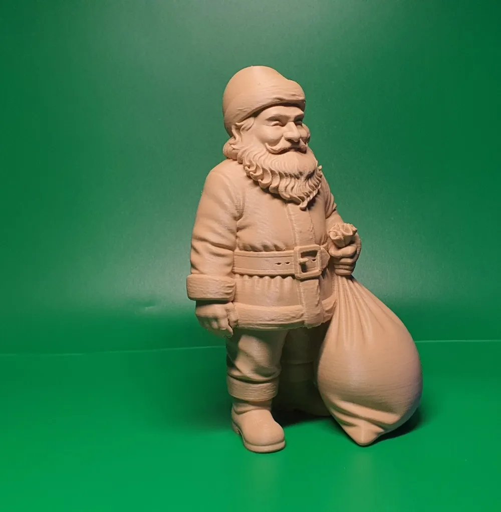 Classic Santa with Gift Sack *Paint your own* - Free 3D Print Model ...