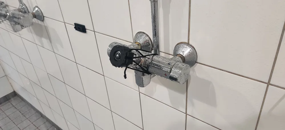 Shower push button presser. - Free 3D Print Model - MakerWorld