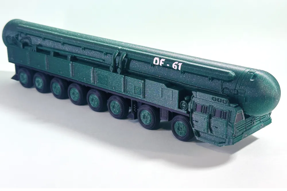 Modelo de ICBM Terrestre Dongfeng-61 por MingGY MakerWorld: Baixe modelos 3D gratuitos