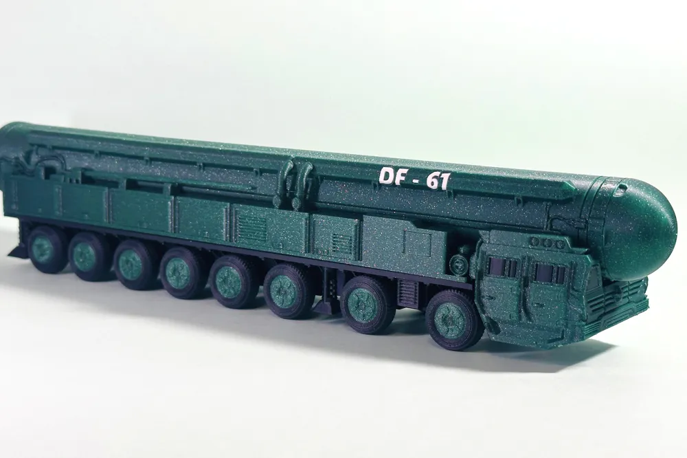 Dongfeng-61 Land-Based ICBM Model - Free 3D Print Model - MakerWorld