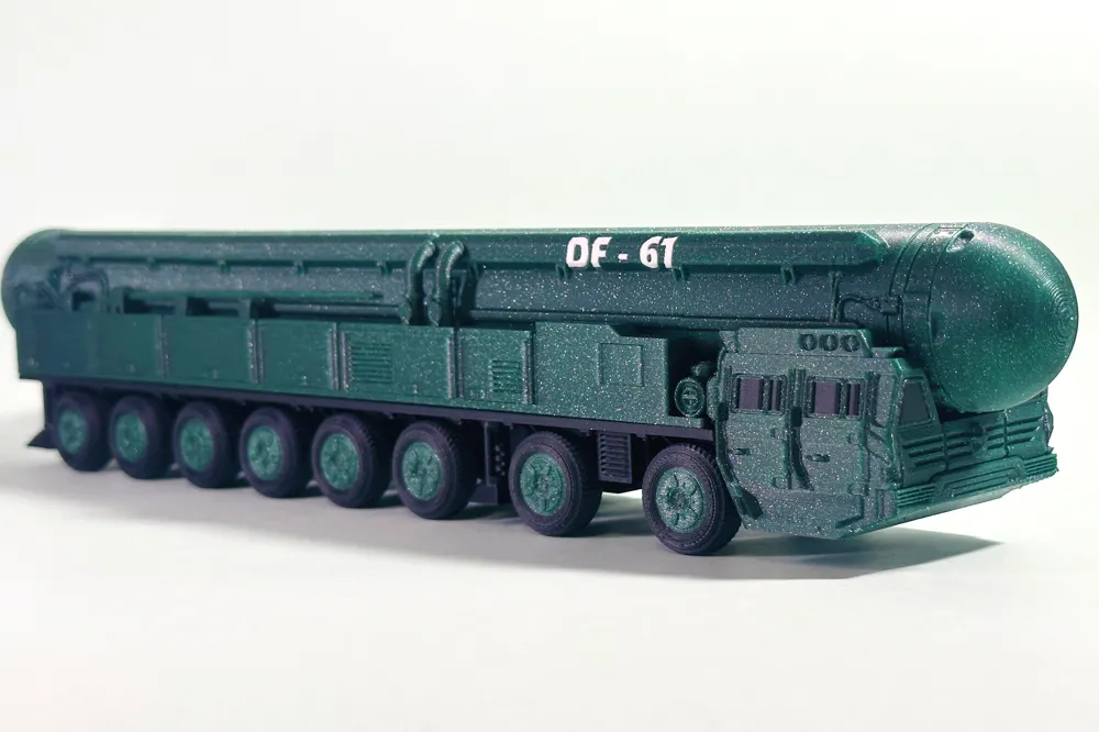 Dongfeng-61 Land-Based ICBM Model - Free 3D Print Model - MakerWorld