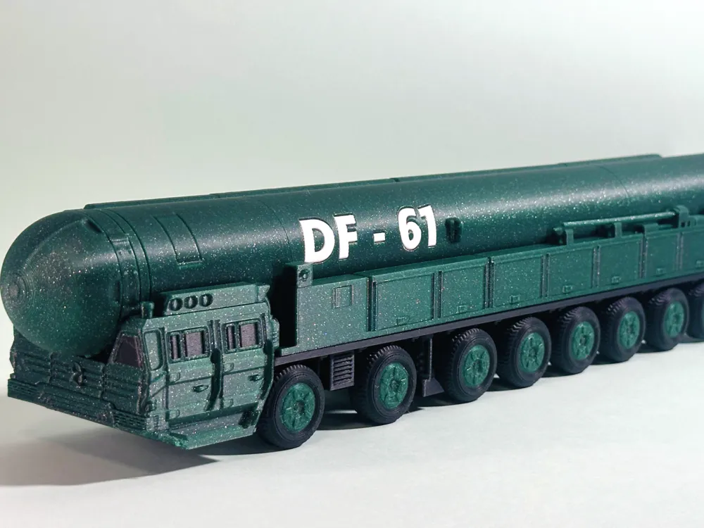 Dongfeng-61 Land-Based ICBM Model by MingGY MakerWorld: Download Free 3D Models