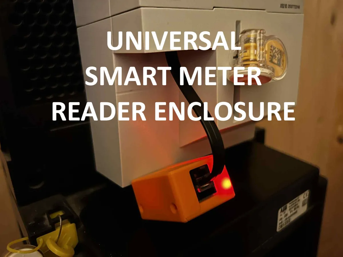 Universal P1 Smart Meter Reader Enclosure by Unobtainables MakerWorld ...