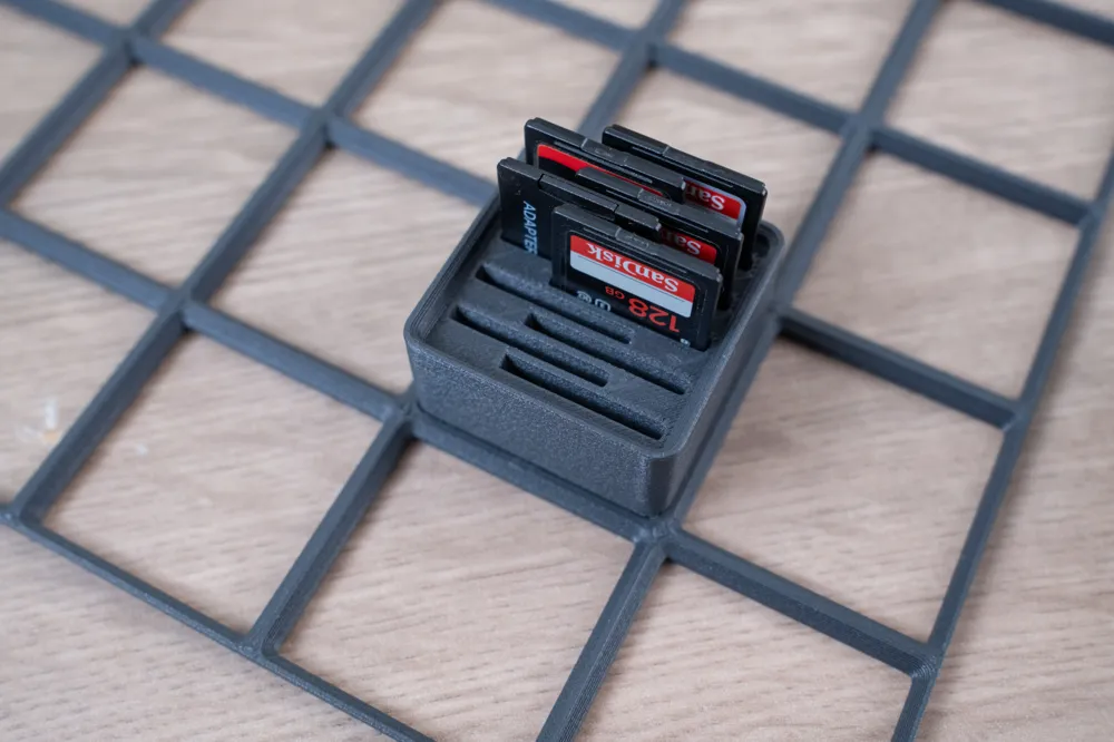 SD Card Holder - Gridfinity (9 Cards!) by Tim MakerWorld: Download Free ...