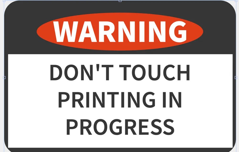 Printing in Progress Warning Sign by RNR Fortnite Clips - MakerWorld