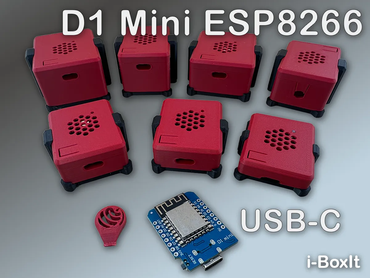 D1 Mini ESP8266 USB-C - 무료 3D 프린트 모델 - MakerWorld