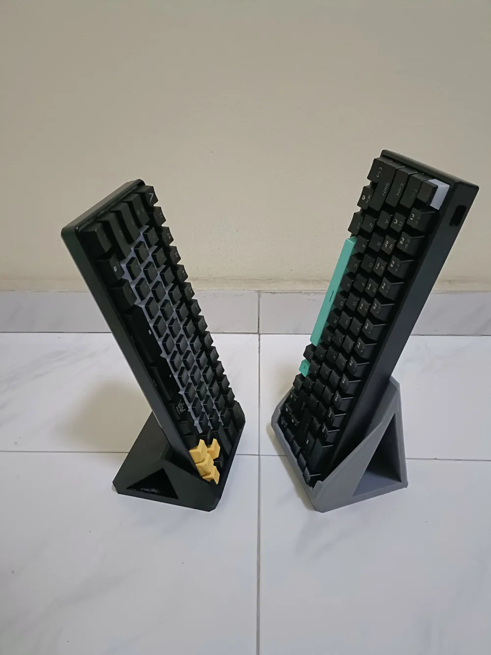 Vertical Mechanical Keyboard Stand - Free 3D Print Model - MakerWorld