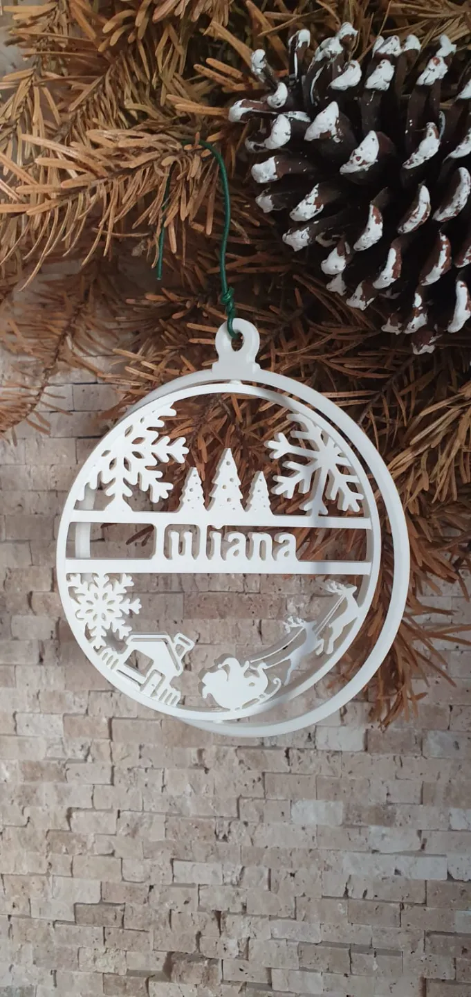 Cozy Christmas: Customizable Ornament by Paul - MakerWorld