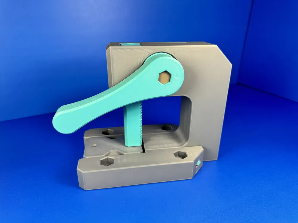 IMPROVED 3D Printed Arbor Press V3 - No Support - Free 3D Print Model ...