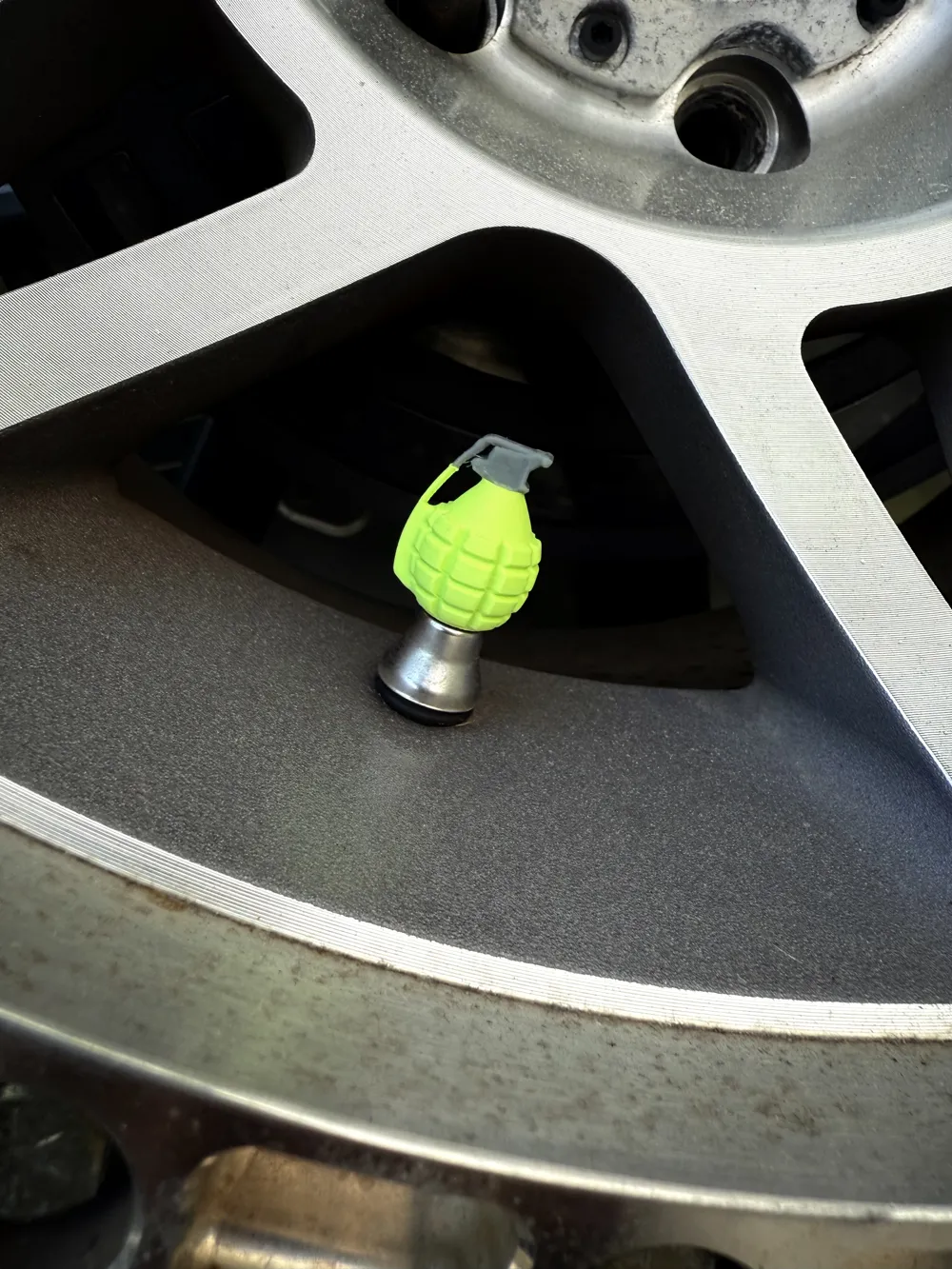 Valve Stem Caps : Hand Grenade by ShapeShift 3D Creations MakerWorld ...