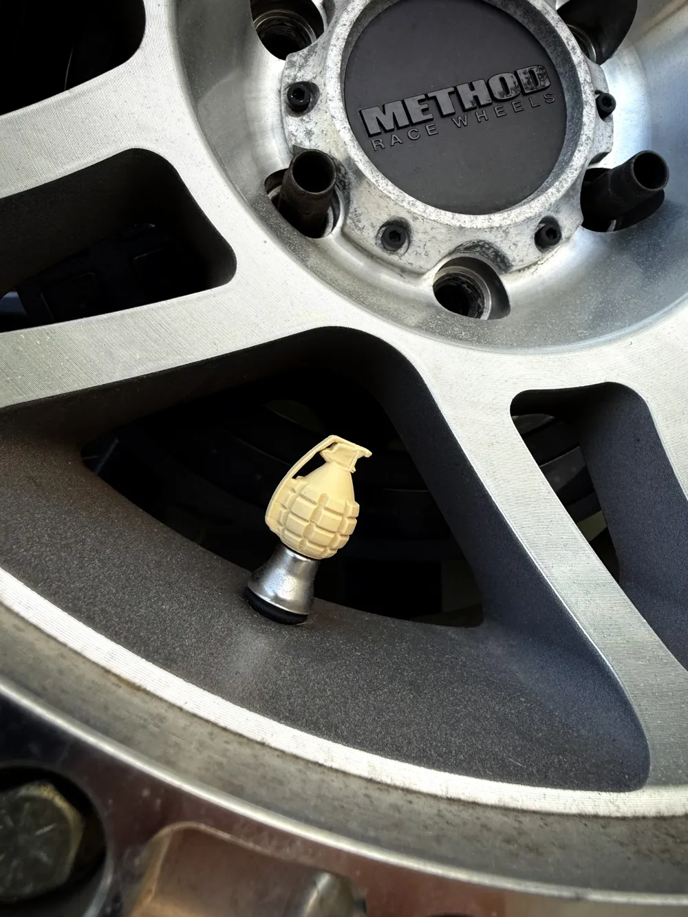 Valve Stem Caps : Hand Grenade by ShapeShift 3D Creations MakerWorld ...