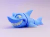 Flexi Shark - Mischievous Grin and Pure Fun! by PinkyWings MakerWorld ...