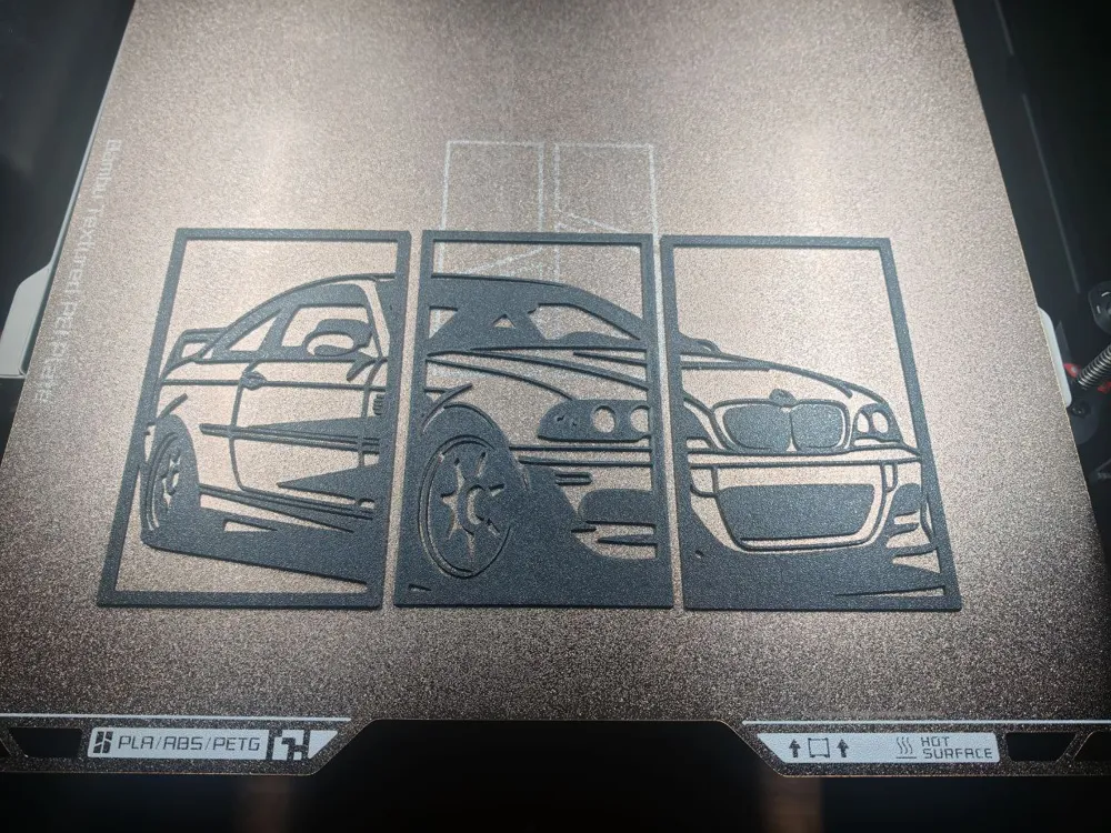 Classic BMW E46 M3 coupe Wall Art - Free 3D Print Model - MakerWorld