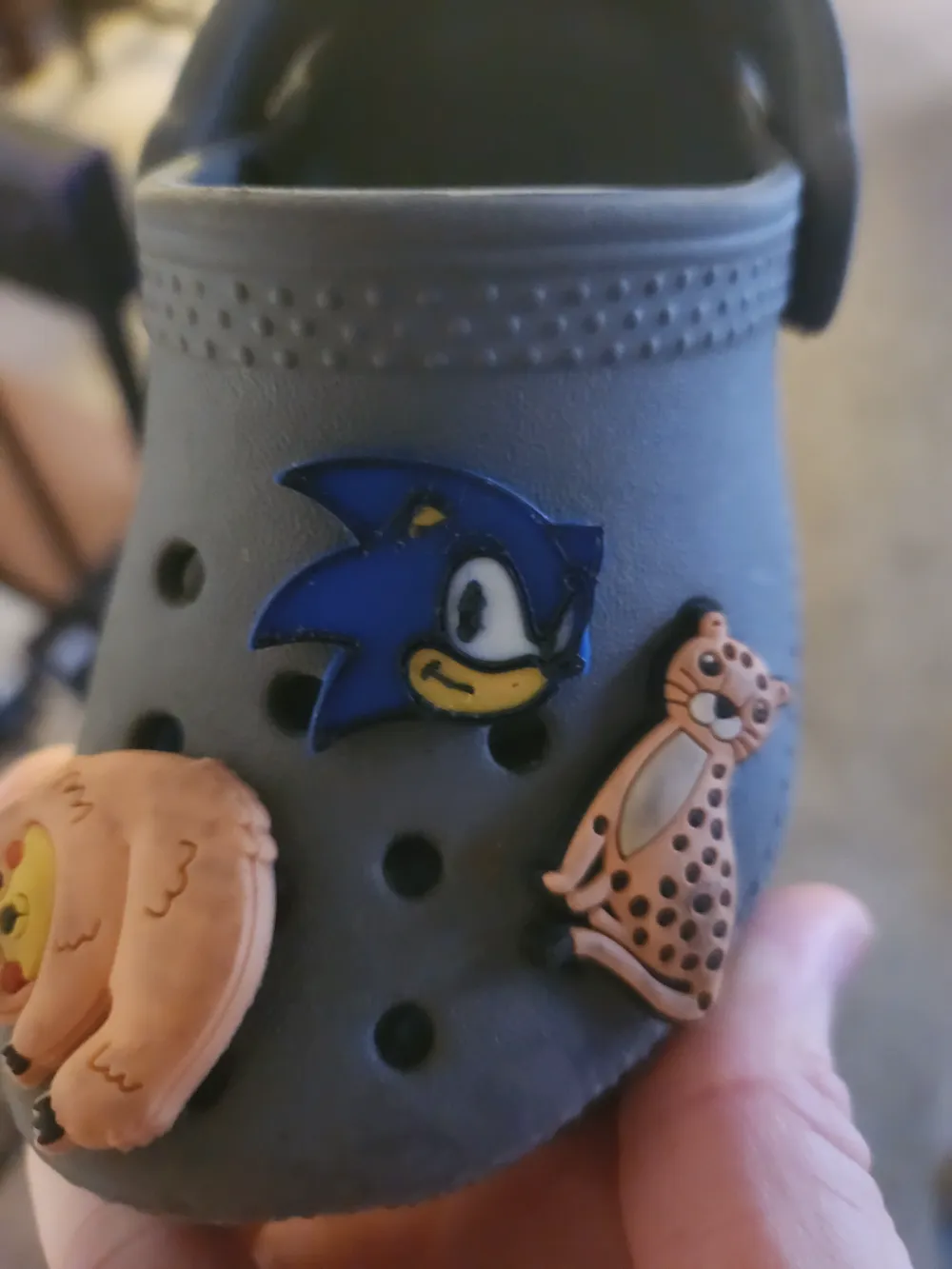 Sonic the Hedgehog Croc Charm by BurnNoticed - MakerWorld