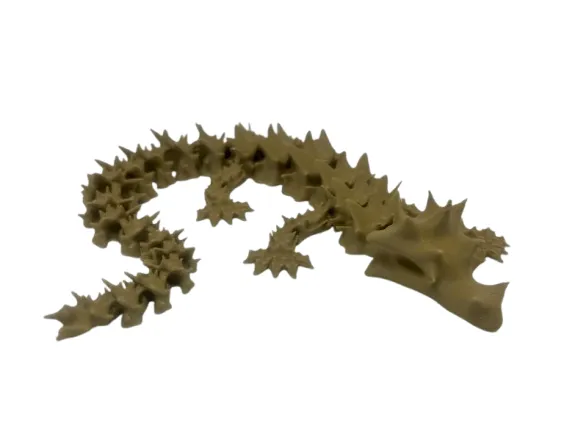 Spiky bone dragn FLEXI by Insectium3D - MakerWorld