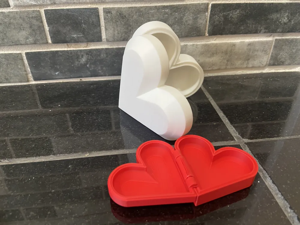 Valentine's Day / Mother's Day Heart Gift Boxes - Free 3D Print Model ...