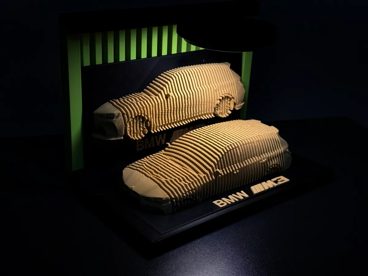 BMW M3 Touring (G81) Revoz Sport Layered Car Model - Free 3D Print ...